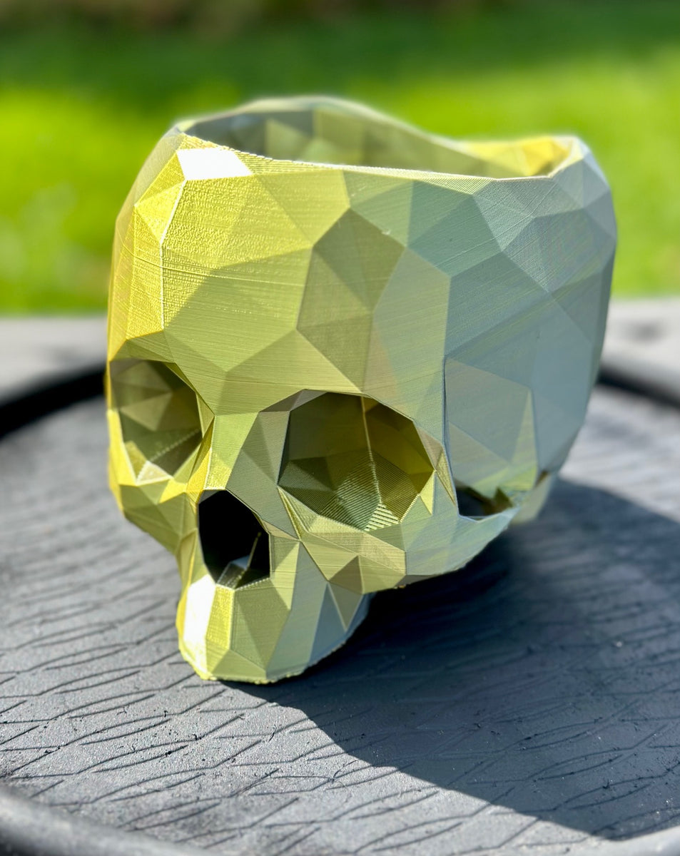 3D Printed Poly Skull 50%+ – Maple Works Designs